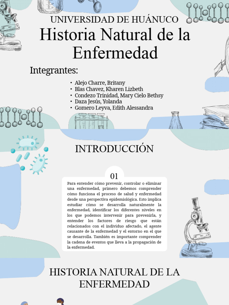 Historia Natural de La Enfermedad | PDF | Infección | Biología