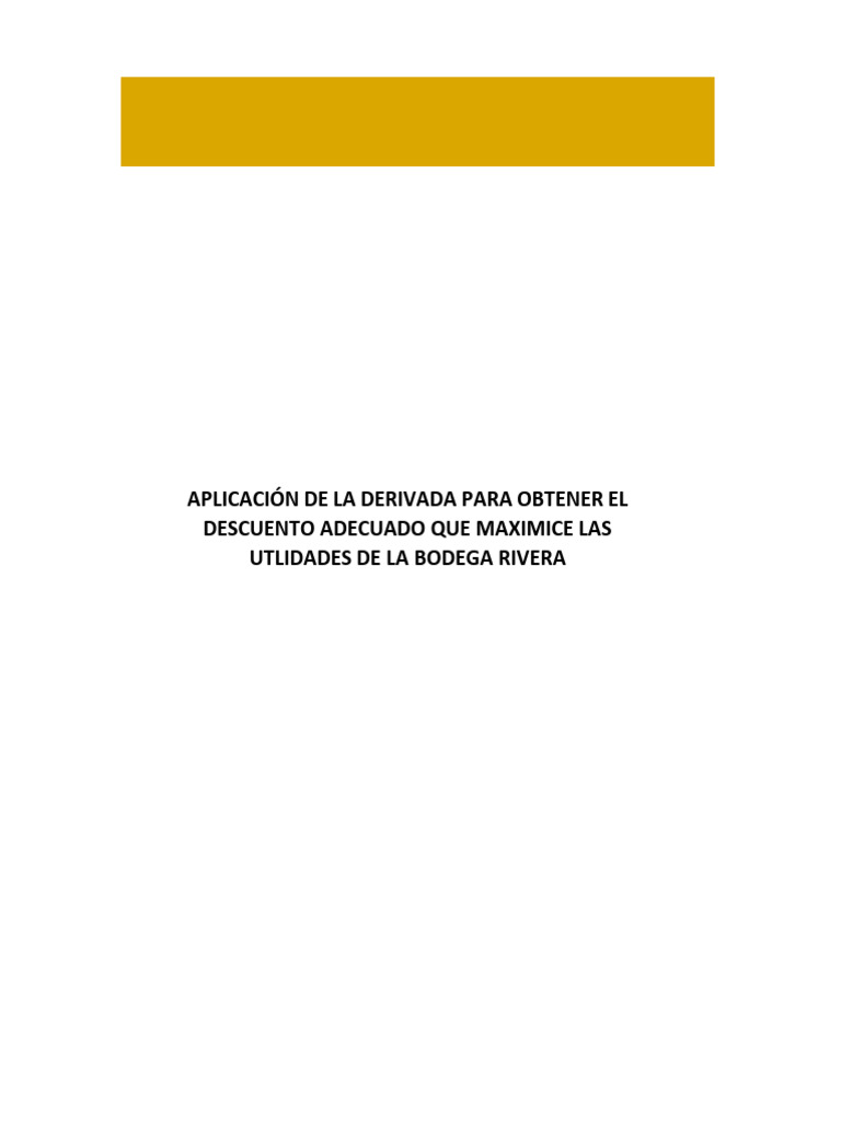 informe matemática | PDF | Derivado | Función (Matemáticas)