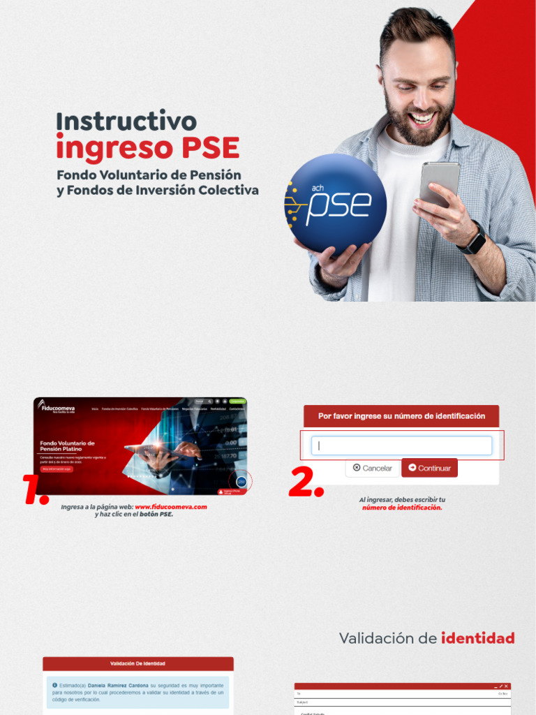 Instructivo Botón PSE - Fiducoomeva | PDF