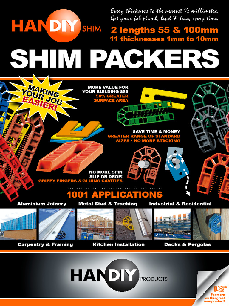 Shims | PDF | Secondary Sector Of The Economy | Industrial Processes