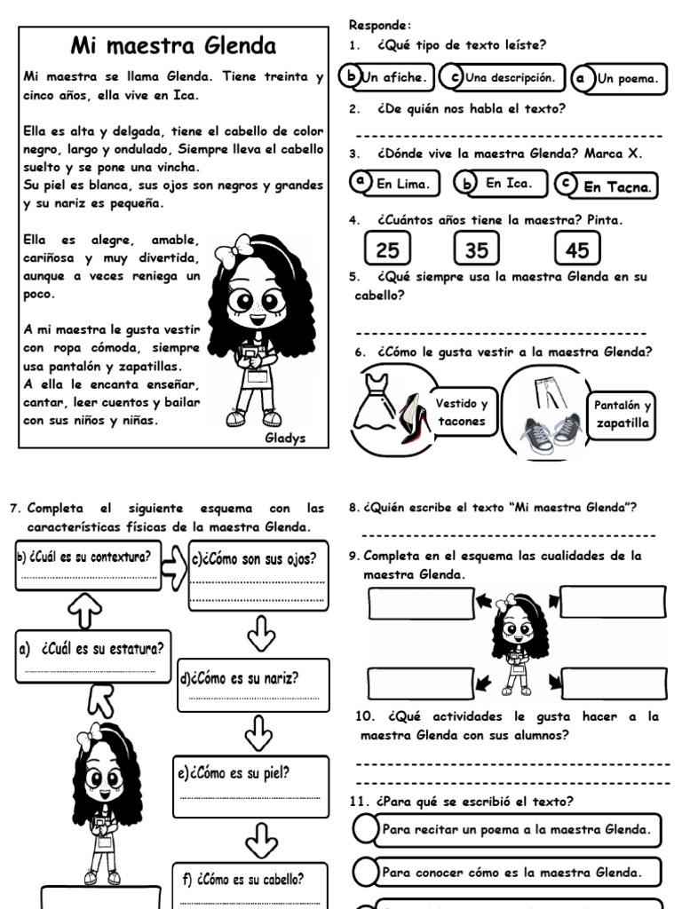 FICHA COM LEEMOS mi maestr | PDF