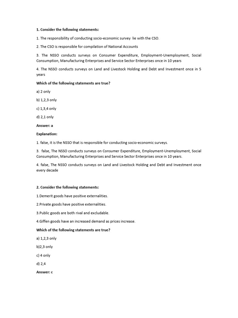 Paper 3 Economy Total Grand Test | PDF | Economics | Gross Domestic Product