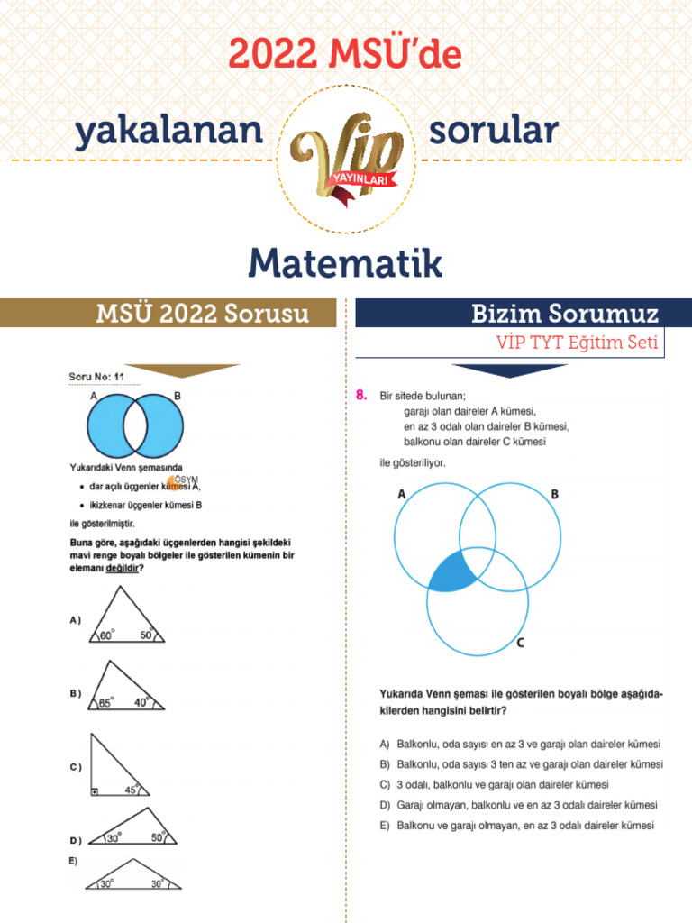 Vip MSU Benzer Sorular | PDF