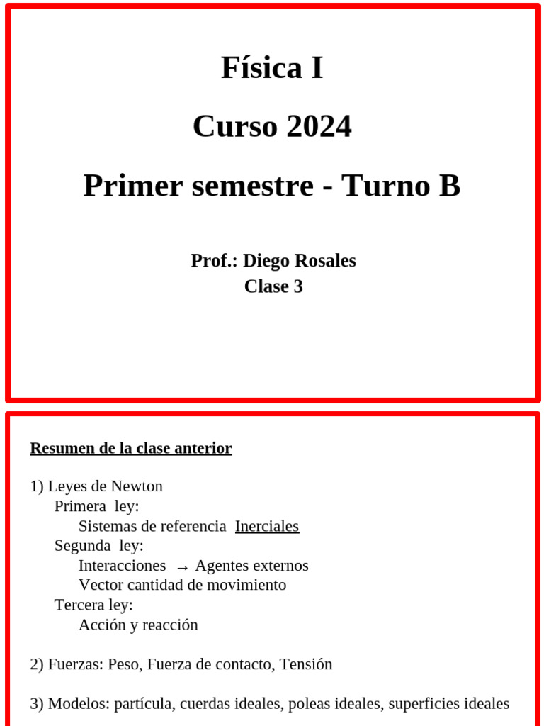 F1 s1 Clase3 | PDF | Fuerza | Gravedad