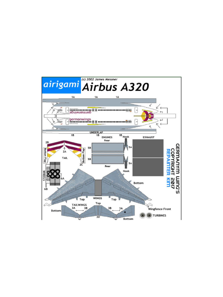 Germanwings A320 papercraft (flight 9525).jpg | PDF