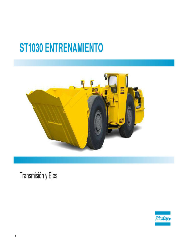 04 ST1030 Transmission and Axles | PDF | Embrague | Máquinas