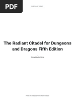 Classic Modules Today N2 The Forest Oracle (5e) | PDF | Dungeons ...