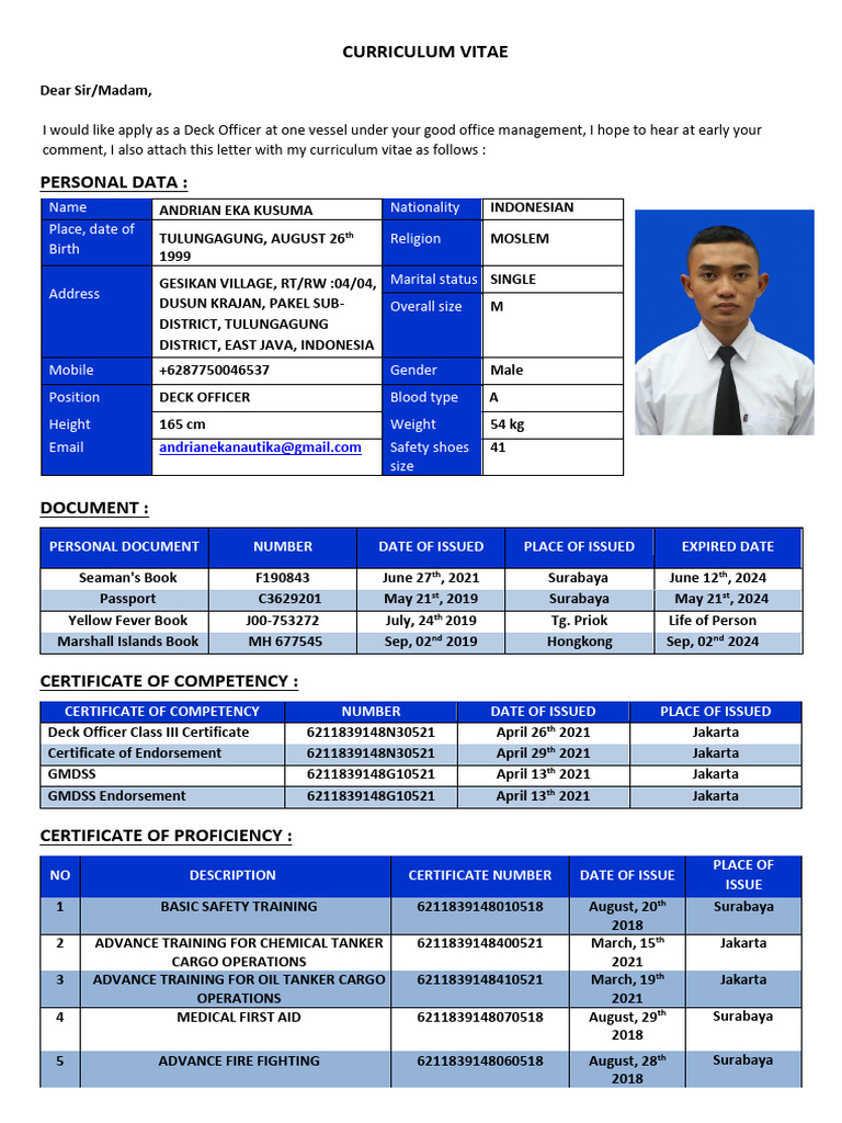3.o CV Andrian Eka Kusuma | PDF | Freight Transport | Ships