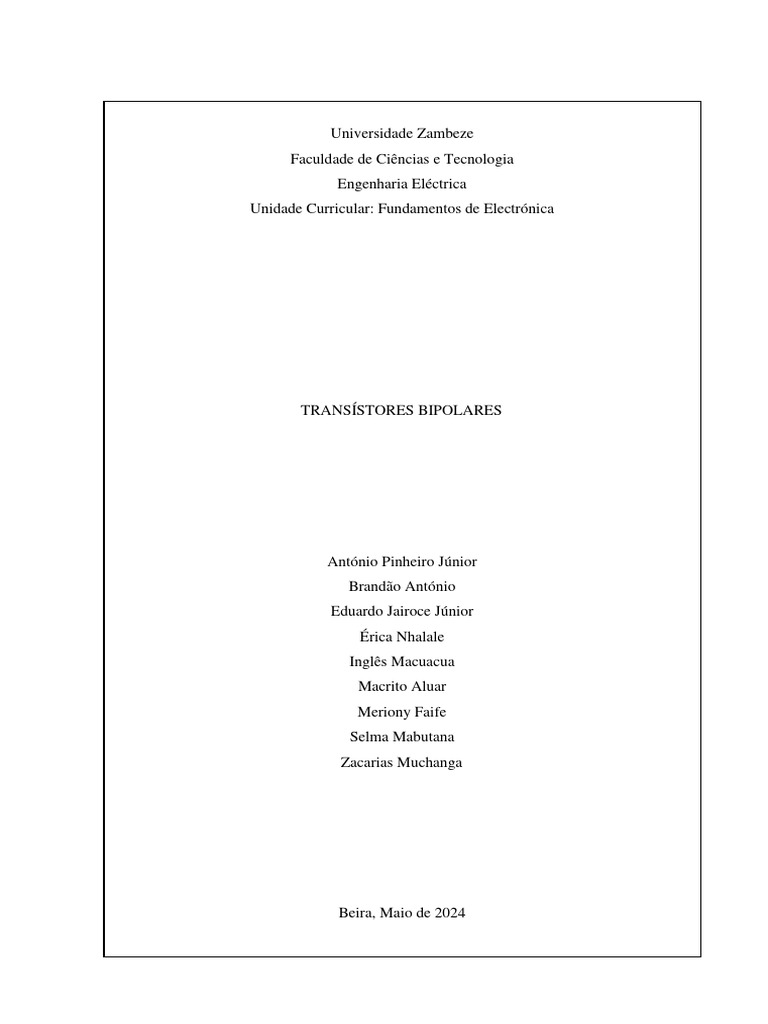 Transistor 1 | PDF | Transistor | Diodo