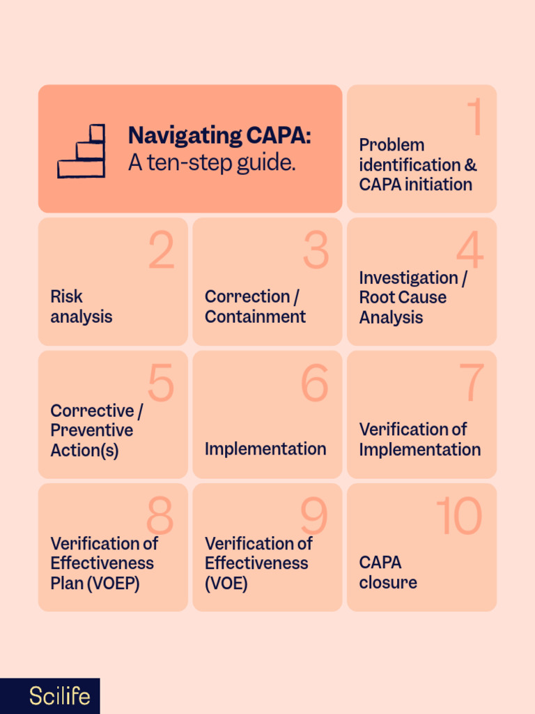 10 Steps of Corrective Action and Preventive Action (CAPA) | Download ...