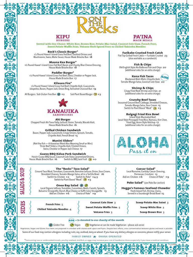 OTR Menu | Download Free PDF | Hamburgers | Salad