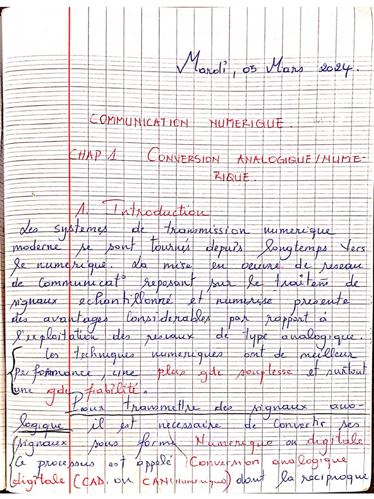 Cours Modulation Numérique | PDF