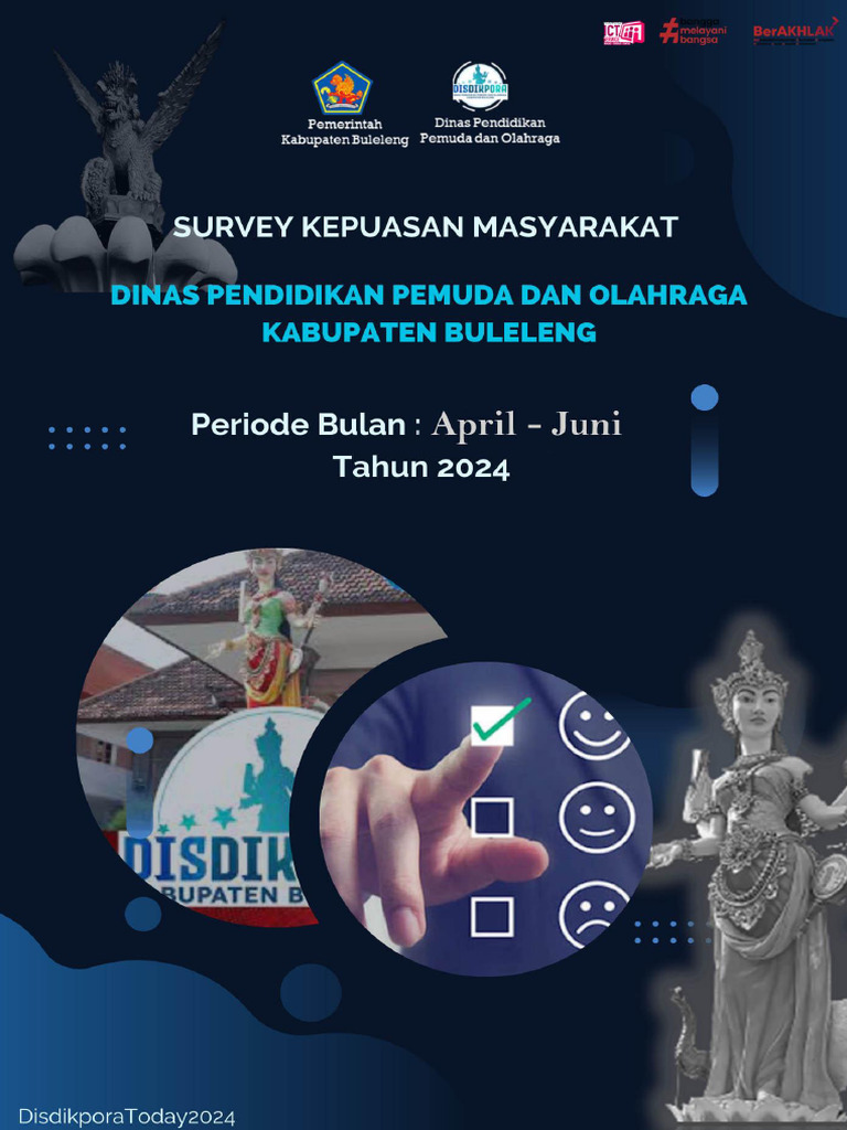 Survei Kepuasan Masyarakat Disdikpora 2024 | PDF