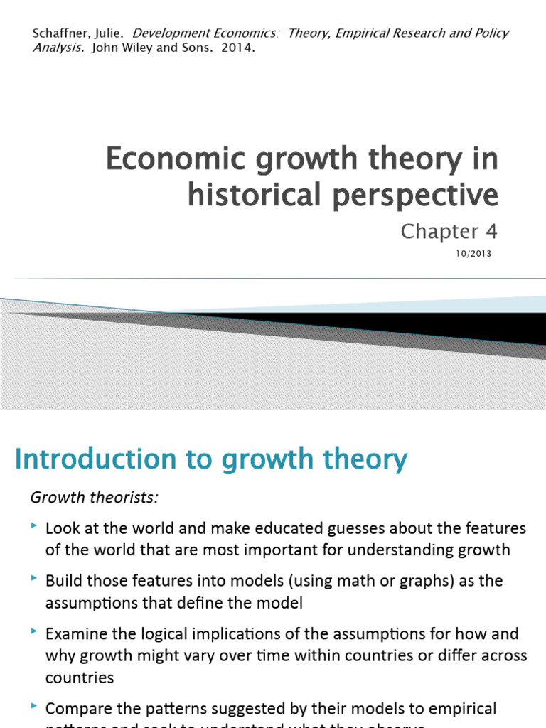 CH 04 | PDF | Economic Growth | Neoclassical Economics