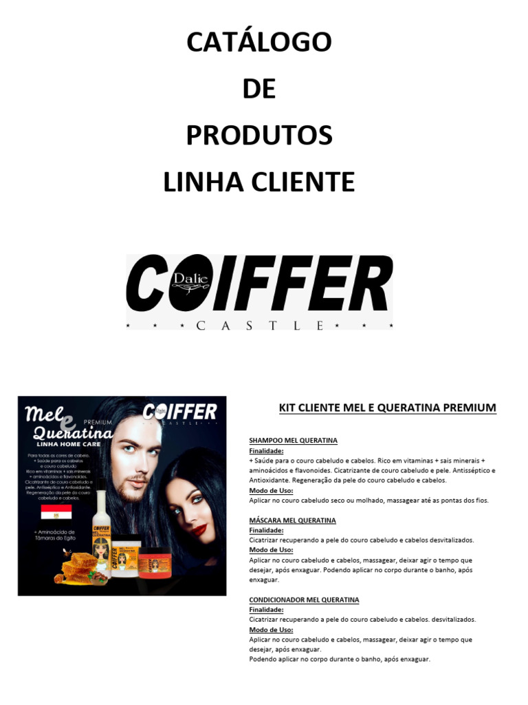 Catálogo Linha Cliente - Atual | PDF | Cabelo