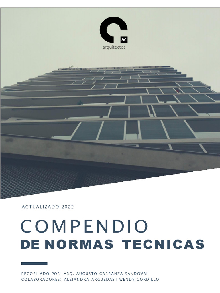 Compendio de Normas Técnicas - 2023 | PDF | edificio | pared