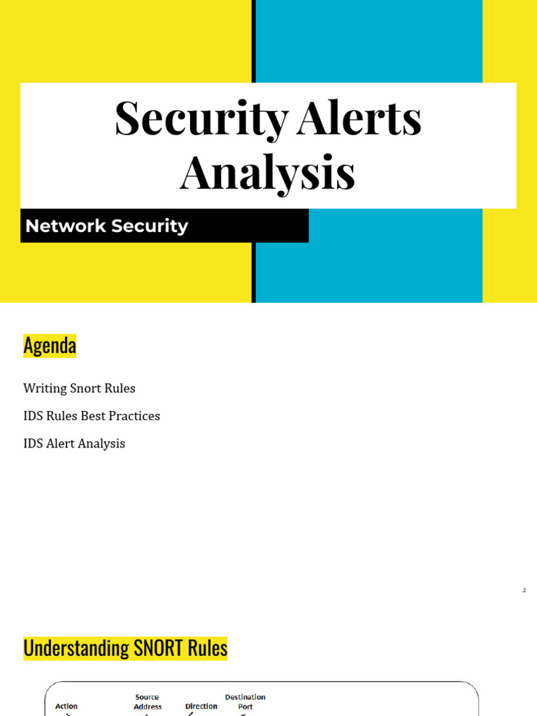 Lecture 12 - Alerts Analysis | PDF | Malware | Security