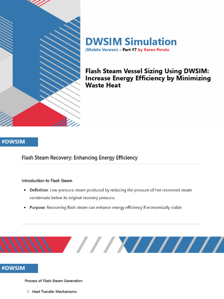 Process Simulation With DWSIM Mobile | PDF | Steam | Simulation