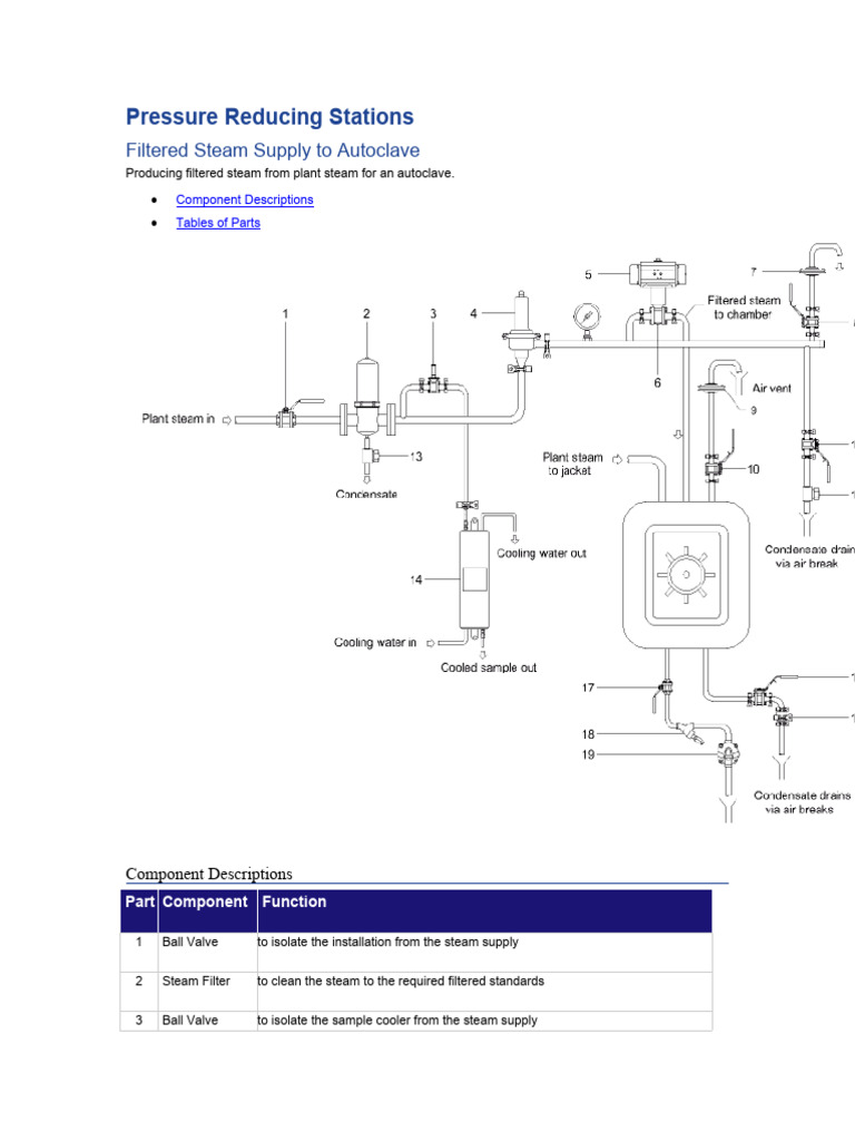 Pressure Reducing Station1 | PDF | Valve | Steam
