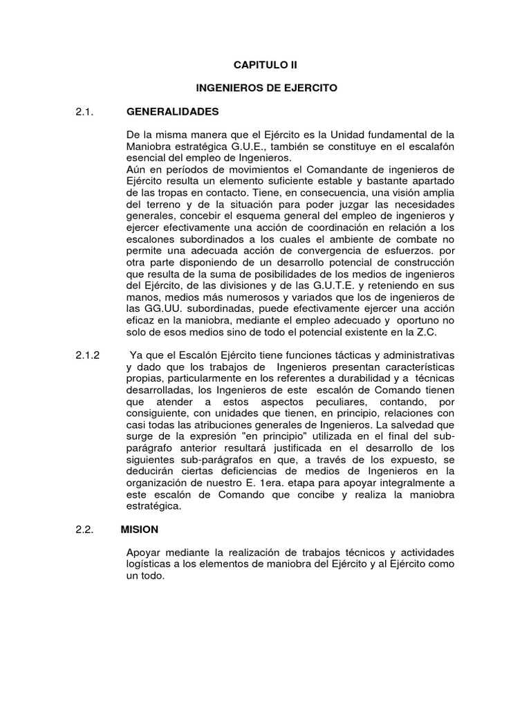 DptoInstIntranet - Manuales - 17. RC 5-1 (Reglamento General de Ingenieros) - CAPITULO II | PDF ...