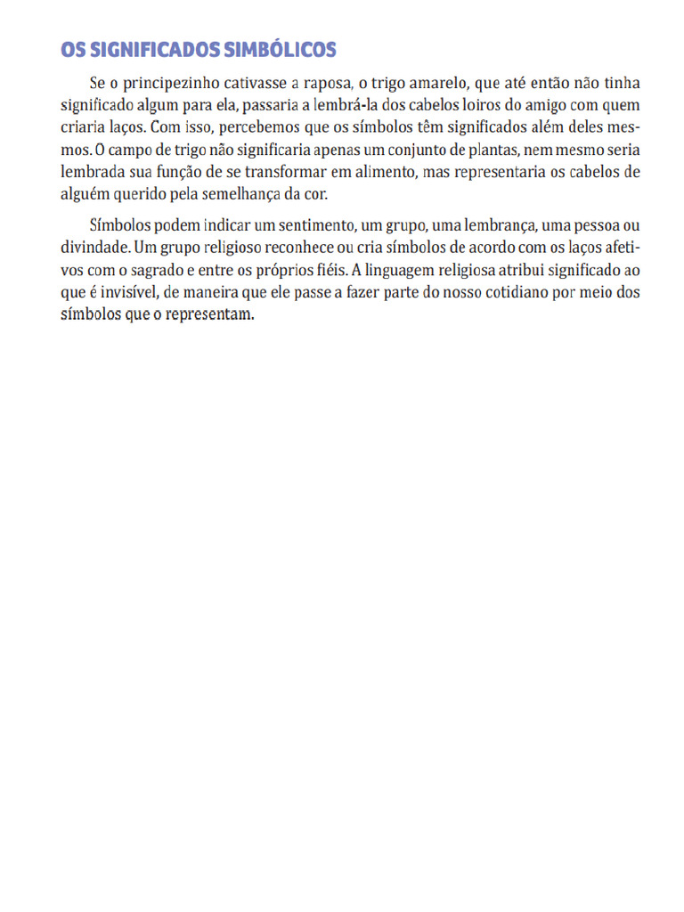 Os Significados Dos Símbolos | PDF