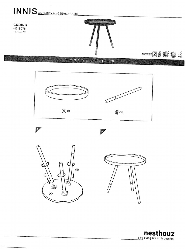 Innis Coffee Table | PDF