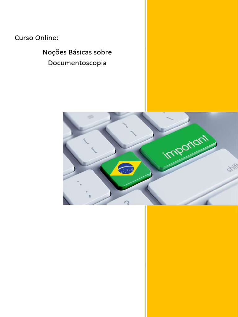 Noções Básicas Sobre Documentoscopia - Apostila 4 | PDF | Conformidade ...