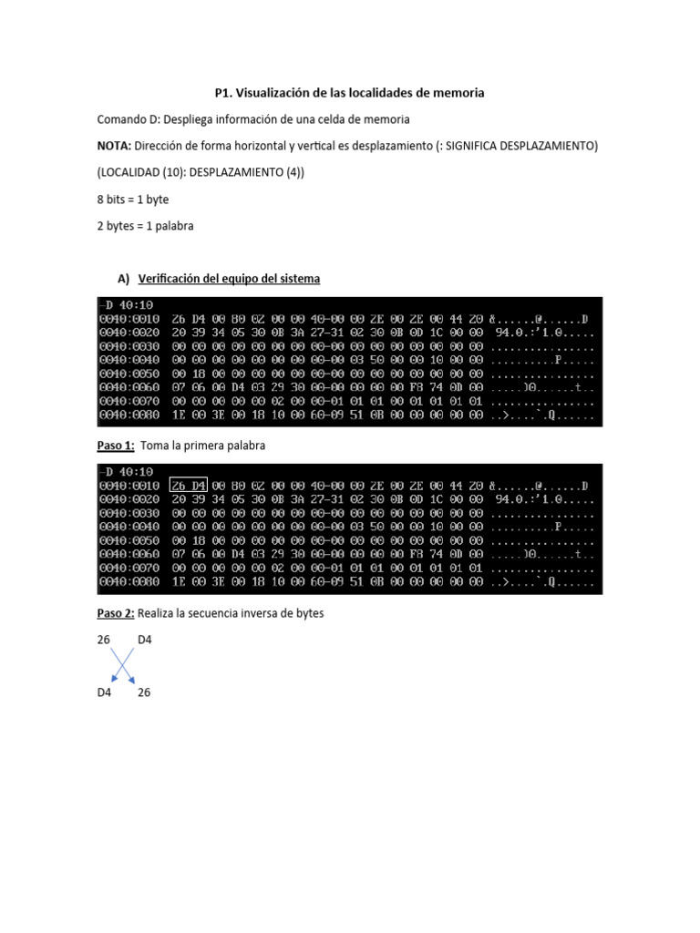 Análisis de Especificaciones de PC | PDF | Byte | Poco