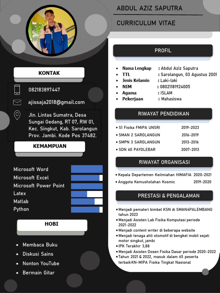 CV ABDUL AZIZ - Compressed | PDF