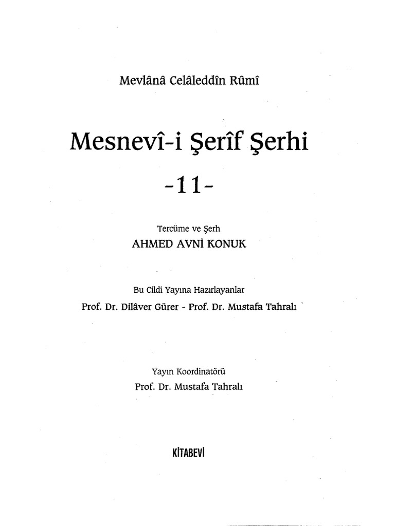 Mesnevi 11.cilt | PDF