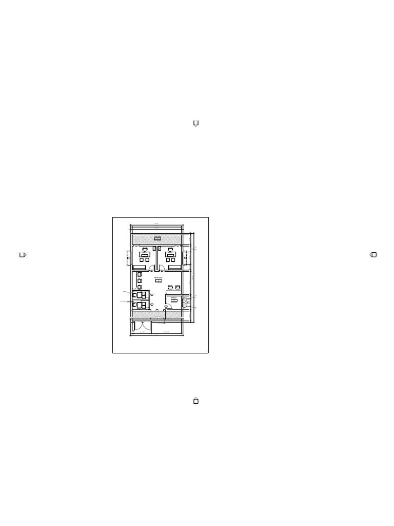 5 Marla House Project Ground Floor Plan (Without Colors) | PDF
