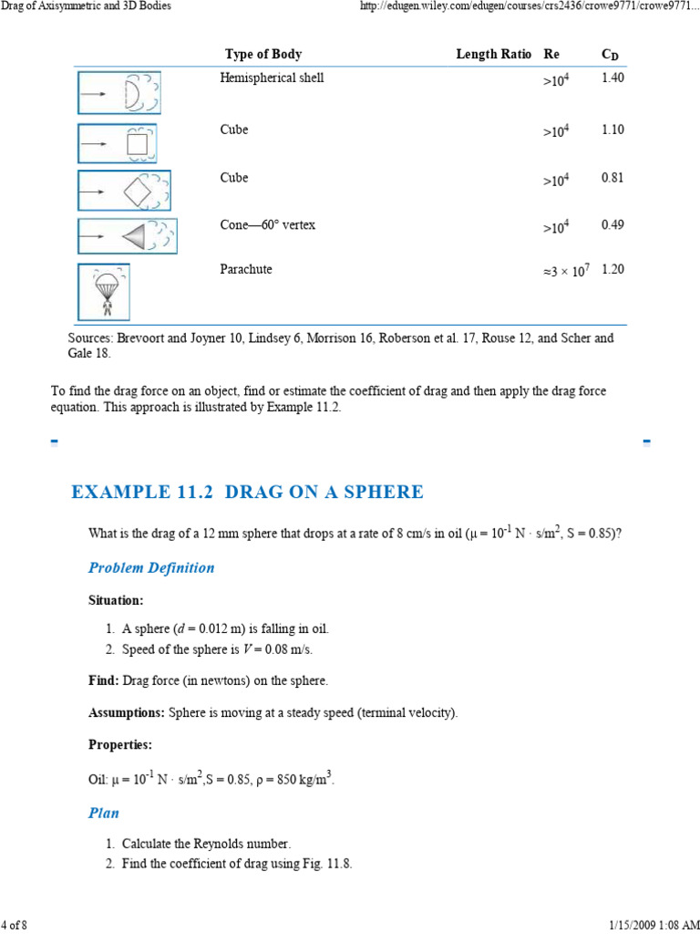 Lift-Drag-Boundary layer problems | PDF | Friction | Drag (Physics)
