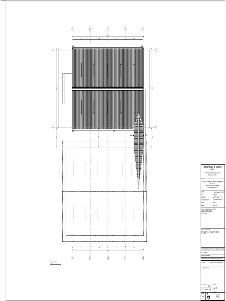 L-03 Planta de Cubiertas | PDF