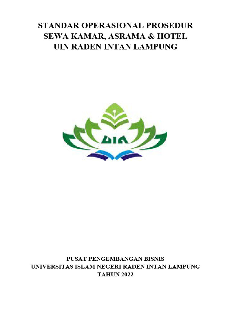 Sop Kamar Asrama 2022 | PDF | Bisnis