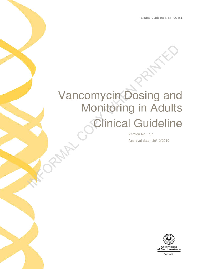 Vancomycin Dosing Monitoring Guideline V1 1 Final Approved Oct 2020