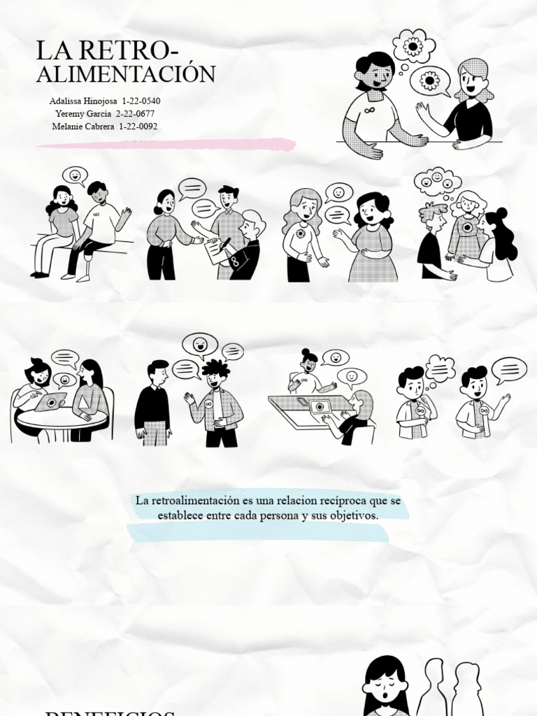 La Retroalimentacion | PDF | Comportamiento | Sicología