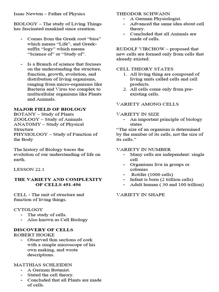 General Biology Notes | Download Free PDF | Endoplasmic Reticulum ...