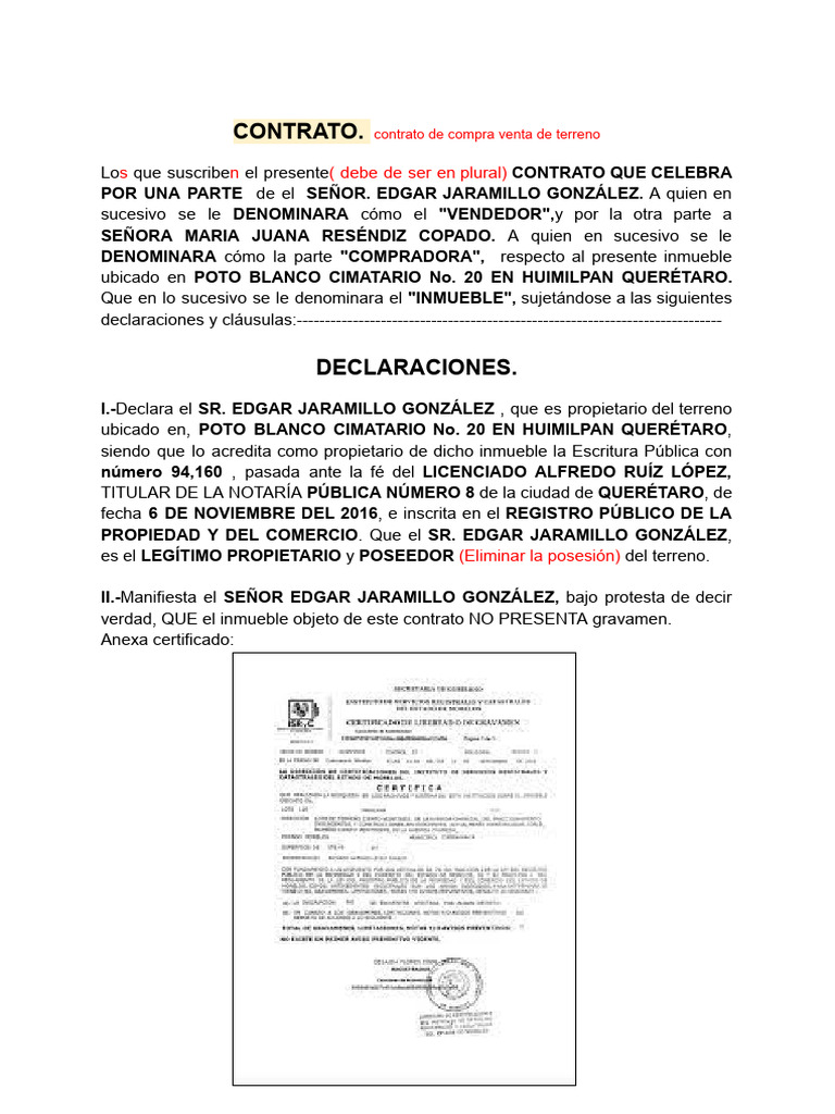 Contrato Civil | PDF
