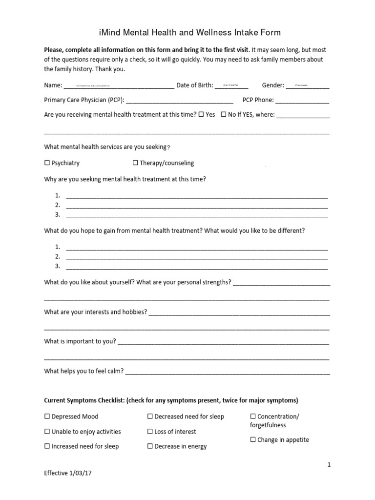 Intake Form | PDF | Substance Abuse | Drugs