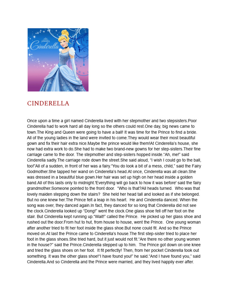 CINDERELLA | PDF