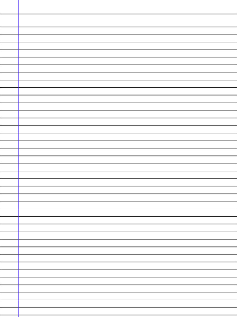 Hoja de Renglones | PDF