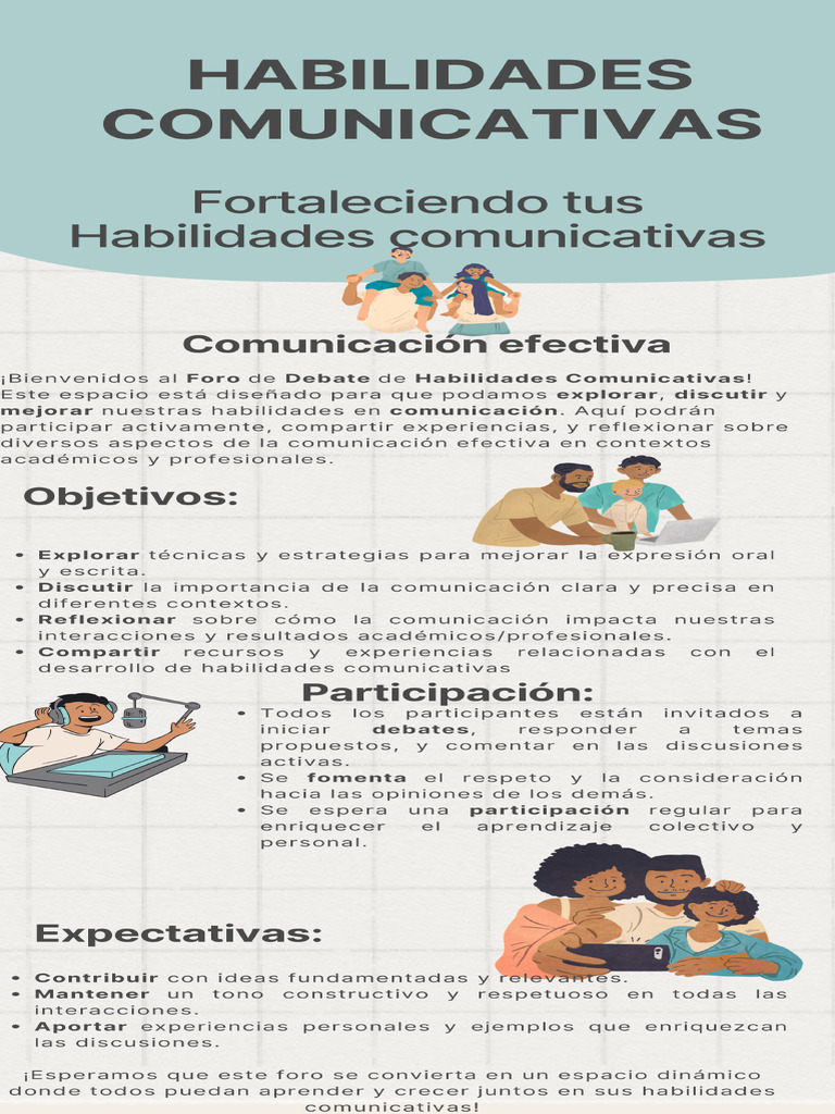 Infografía Comunicación Efectiva Ilustrado | PDF