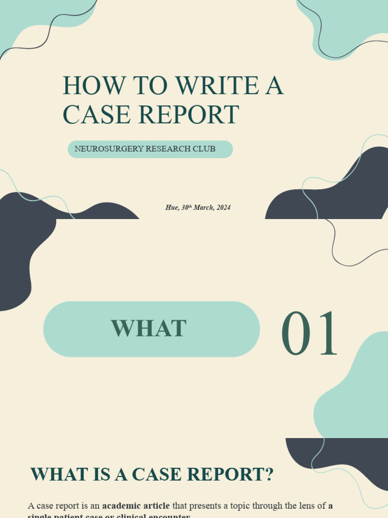 How to write a case report (2) | PDF | Case Report | Randomized Controlled Trial
