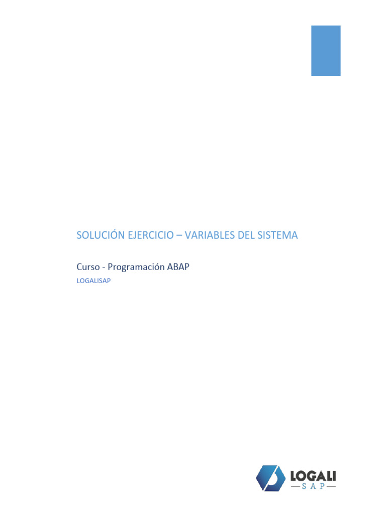 6.3.soluci N Ejercicio Variables Del Sistema | PDF