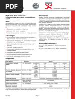 Fosroc Construction Grout TDS | PDF | Concrete | Cement