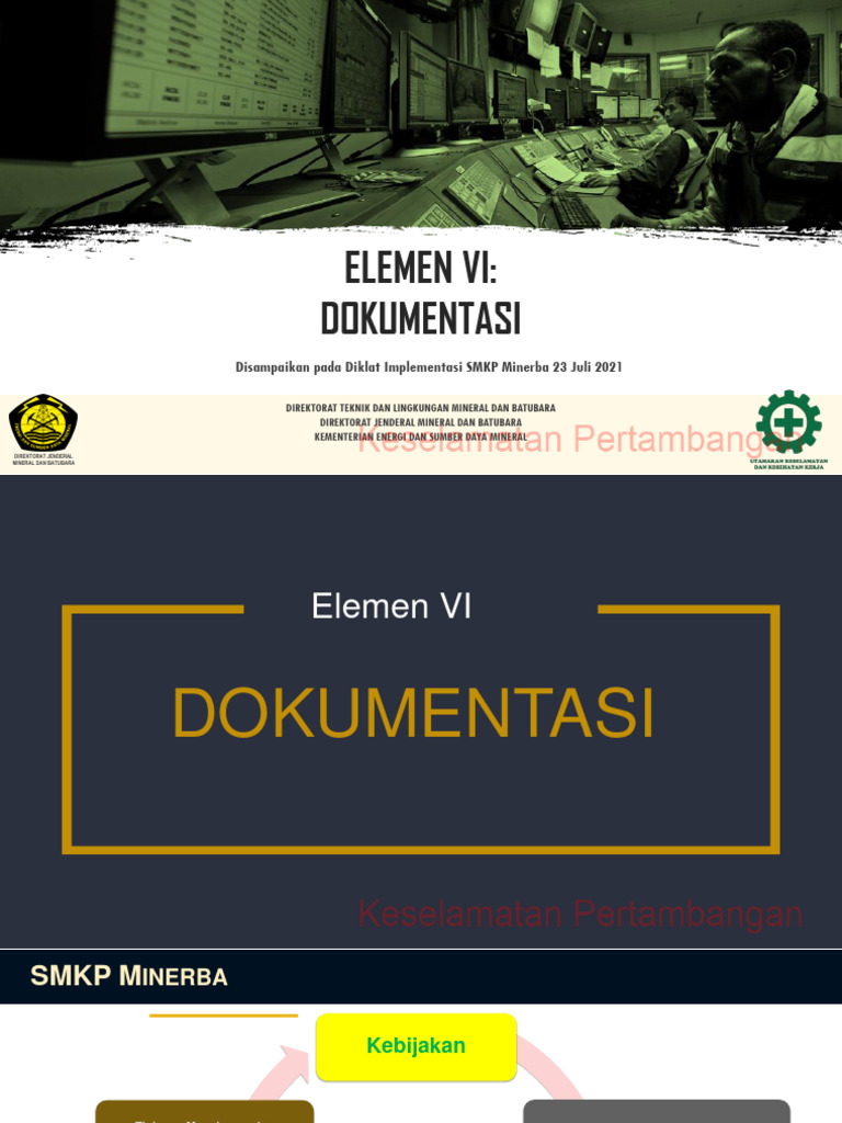 SMKP Minerba - Elemen VI | PDF | Teknologi & Rekayasa