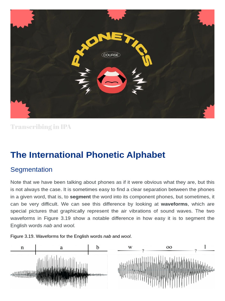 Transcribing in IPA | PDF | Vowel | Stress (Linguistics)