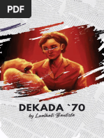 Summary of Dekada 70 | PDF | Family | Social Institutions
