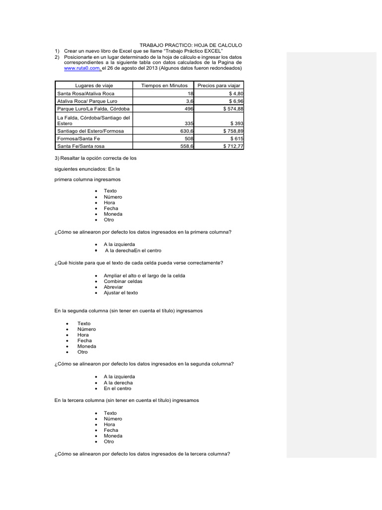 TP Excel | PDF | Microsoft Excel | Informática TP Excel | PDF | Microsoft Excel | Informática