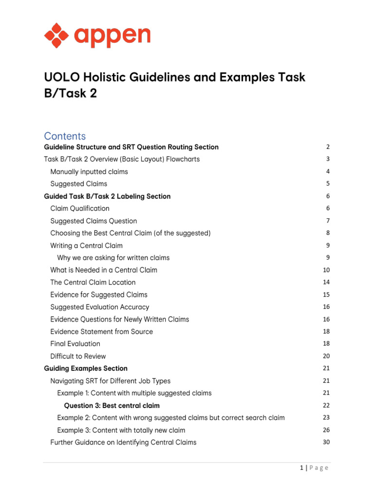 UCI-Task B Guidelines and Examples | PDF | Medicare (United States)